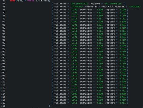 Abapblog Alv Grid In The Nutshell Field Catalog Emphasize