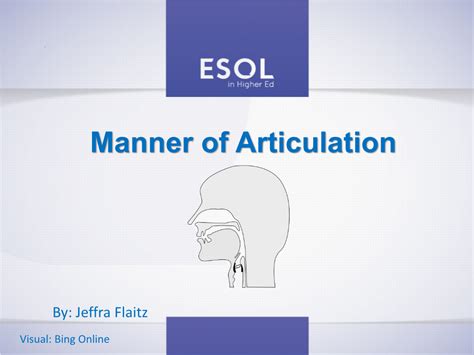 Manner Of Articulation Docslib