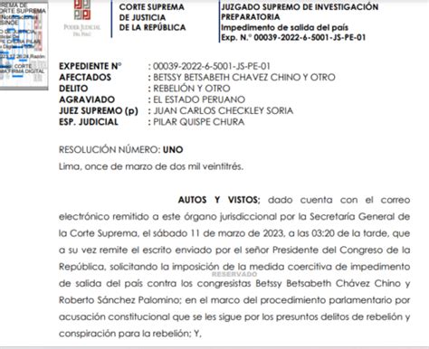 Pj Declara Inadmisible Solicitud De Impedimento De Salida Contra Betssy