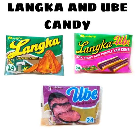 Ube And Langka Candy 24 Pcs Per Pack Batang 90s Candy Yema