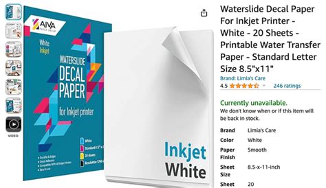 Heads Up This Decal Paper Kind Of Sucks It Doesnt Have Any