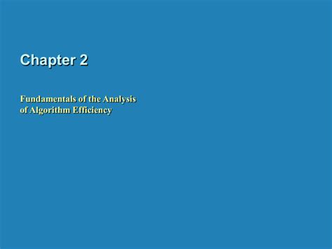 algorithm efficiency analysis fundamentals and asymptotic growth