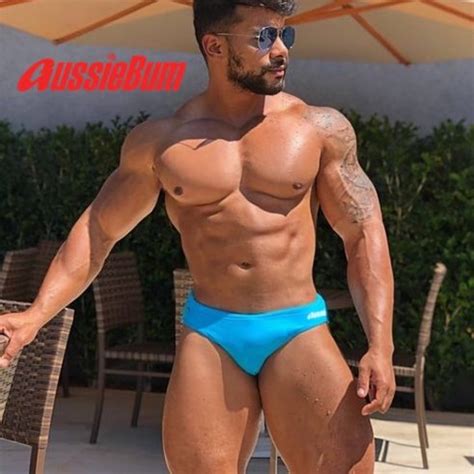 Aussiebum Swim Aussiebum Classic Swim Briefs 3236 Gently Worn Nylon Spandex Fully Lined