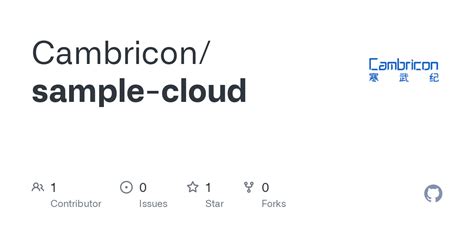 Github Cambriconsample Cloud