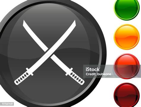 Japanese Katana Swords Internet Royalty Free Vector Art向量圖形及更多劍圖片 Istock
