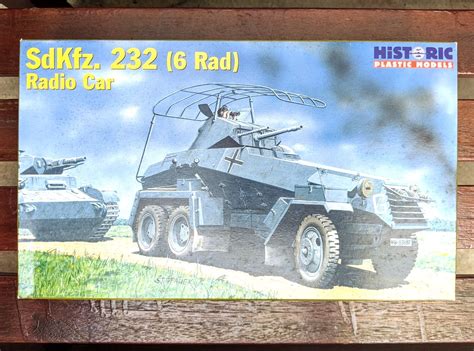 Sdkfz 232 6 Rad Radio Car 1 35 Scale Kit No 35 005 Hobbies And Toys