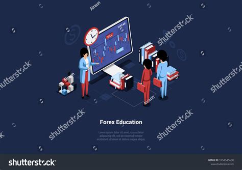 Isometric Illustration Cartoon 3d Style Vector Stock Vector Royalty