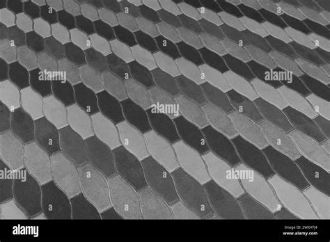 Dark Grey Paving Stone Floor Tile Street Pattern Texture Background