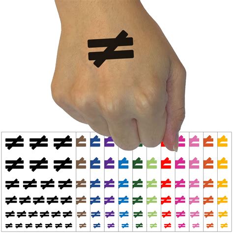 Equality Symbol Tattoo