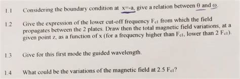 Solved 1 Consider A Plane Wave Propagating In The Air This Chegg