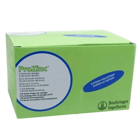 Prozinc U 40 Insulin Syringes 03ml Pack Of 120 Welzo Welzo