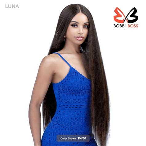 Bobbi Boss Synthetic HD 5 Deep Part Lace Front Wig MLF907 LUNA