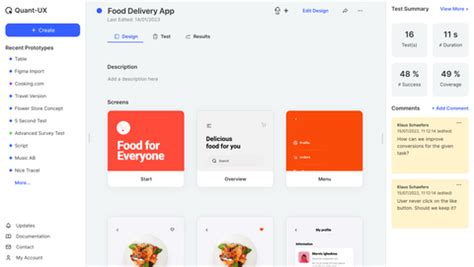 Quant UX Prototype Test And Learn 5 0 3