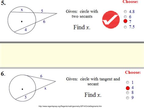 Ppt 4 3e Rules For Dealing With Chords Secants And Tangents In