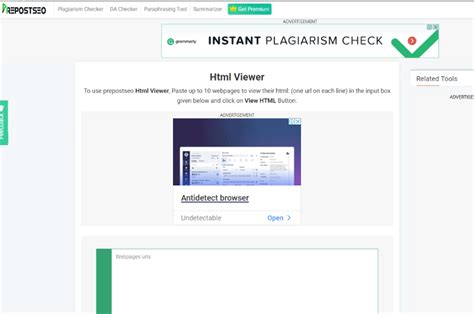 Vue HTML Prepostseo Twaino