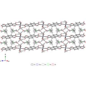 IUCr Crystal structure of catena poly tetraaquacobalt II μ2 1 5