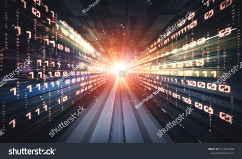 Digital Data Flow On Road Motion Stock Photo 1911837220 Shutterstock