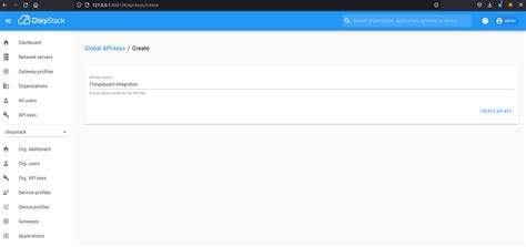 Chirpstack Integration Thingsboard