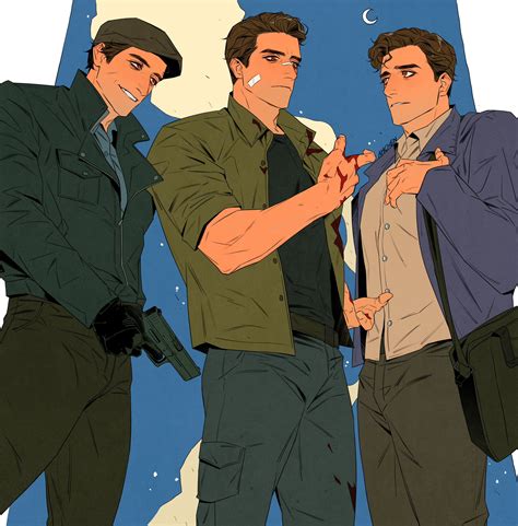 Marc Spector Steven Grant And Jake Lockley Marvel And 2 More Drawn By Jasonev11778442 Danbooru