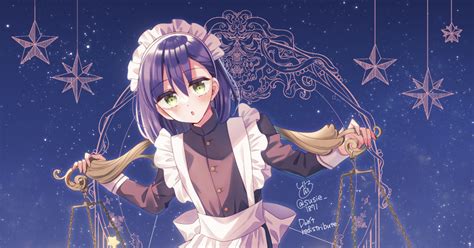 オリジナル てんびん座のメイドさん どろしぃ🐰skeb募集中のイラスト Pixiv