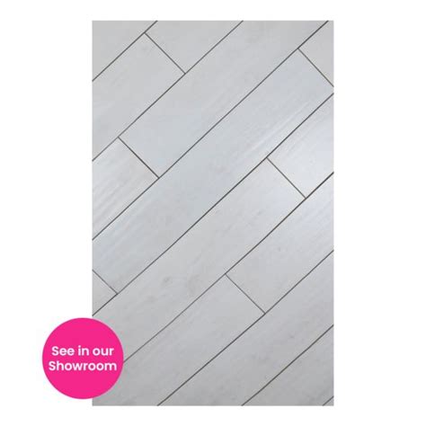 Hemlock White Wood Effect Porcelain Floor Tile