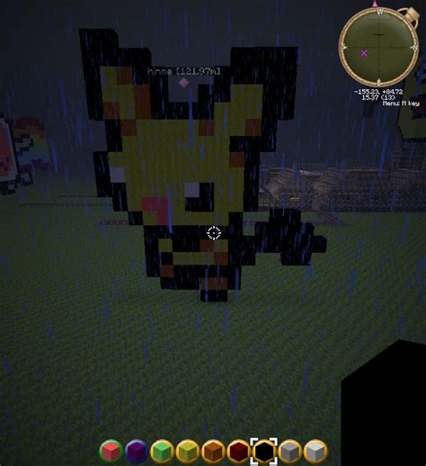 Minecraft Pichu Pixel Art By Bluebarbarian On Deviantart
