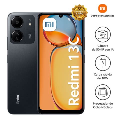 Ripley Celular Xiaomi Redmi 13c 256gb 8gb Ram Midnight Black