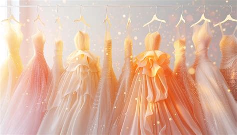 Premium Photo A Group Of Dresses On Swingers