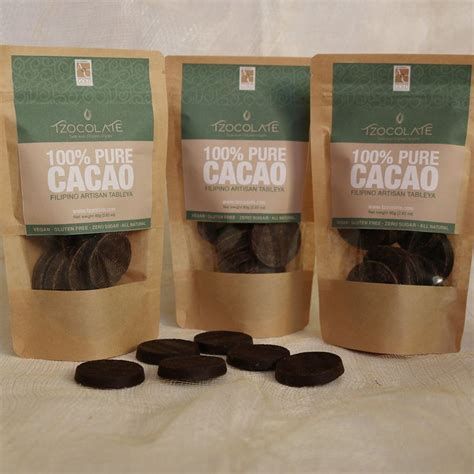 100 Pure Cacao Filipino Artisan Tableya Chocolate House Famous