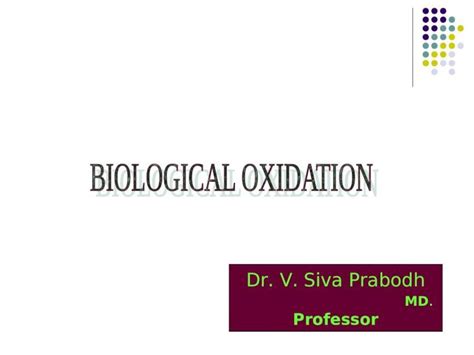 Ppt Biological Oxidation Ppt Dokumentips