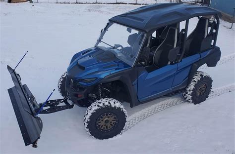 Plowing Ahead The Best Snow Plows And Snow Plow Kits For Yamaha Utvs