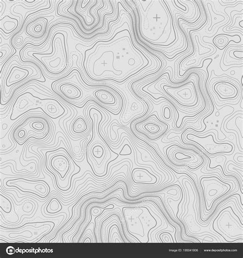 Seamless pattern. Topographic map background with space for copy Seamless texture. Line ...