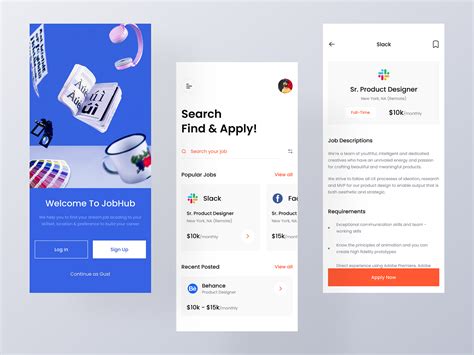 Job Finder App By Mehedi Titas On Dribbble