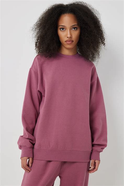 Solid Crew Neck Sweatshirt Ardene