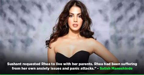 Rhea Chakrabortys Lawyer Claims It Was Sushant Who Asked Her To Leave