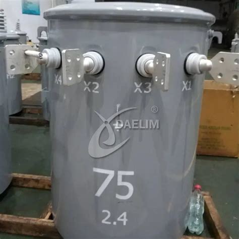 75 Kva Single Phase Pole Mounted Transformer Daelim Transformer