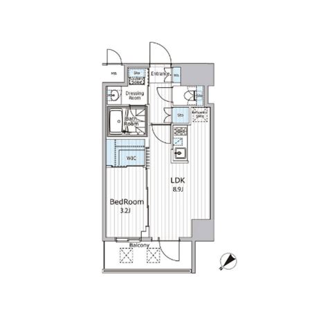 ビエラコート日本橋久松町 間取り図一覧 高級賃貸マンション