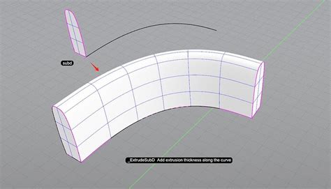 ExtrudeSubD Optimization Options SubD McNeel Forum