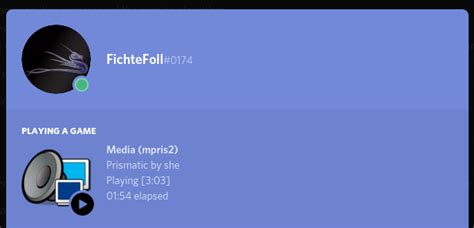 Github Fichtefolldiscordrp Mpris Discord Rich Presence Through