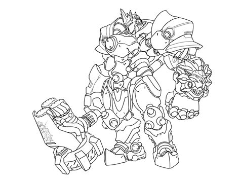Lego Overwatch Coloring Pages Coloring Pages