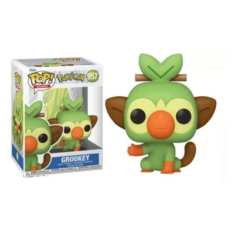 Funko Pop Pokemon 957 Grookey Shopee Brasil