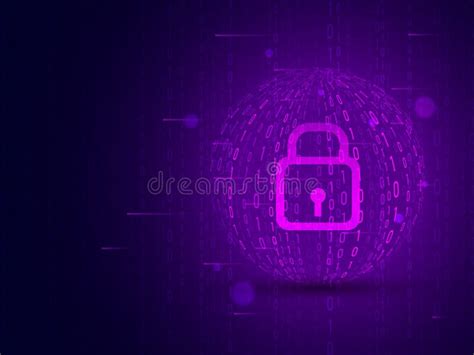 Private Key Coding Cryptography Cyber Security Line Icon Stock