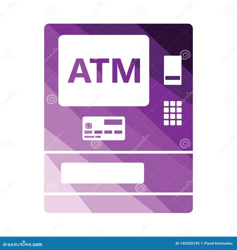 Icono de la atm sfera ilustración del vector Ilustración de financiero