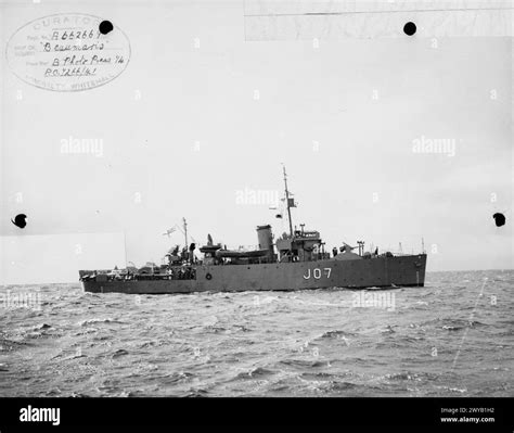 Hms Beaumaris British Bangor Class Minesweeper 1941 Royal Navy