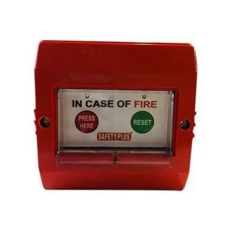 Safety Plus Red Manual Call Point Fire Alarm System At Rs 2850piece In