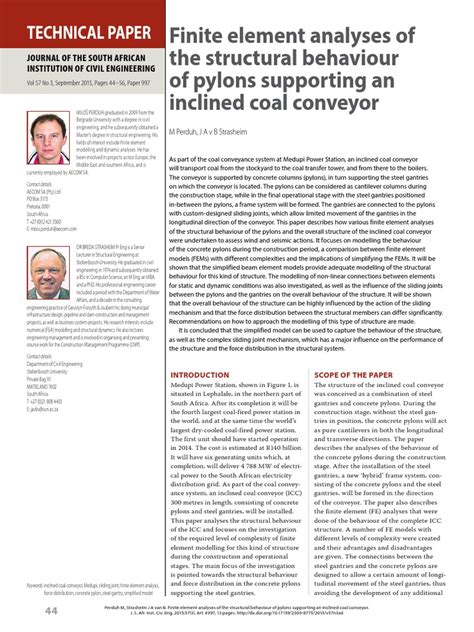 Finite Element Analyses Of The Structural Behaviour Of Pylons