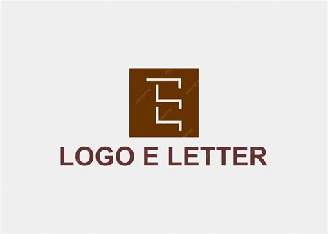 Premium Vector Logo E Letter Company Name