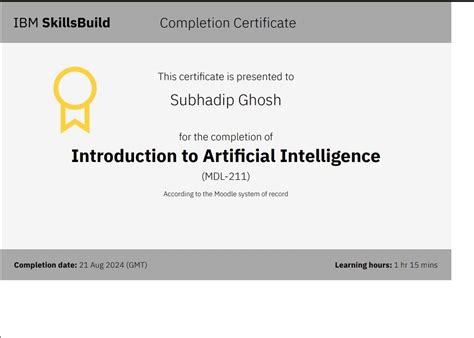 Subhadip Ghosh On Linkedin Ibm Skillsbuild Ai