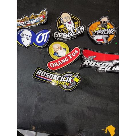 Jual Stiker Orang Tua And Rosok Cilik Shopee Indonesia