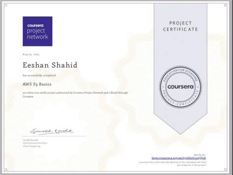 Eeshan Shahid On Linkedin Aws Coursera Cloudcomputing Achievementunlocked